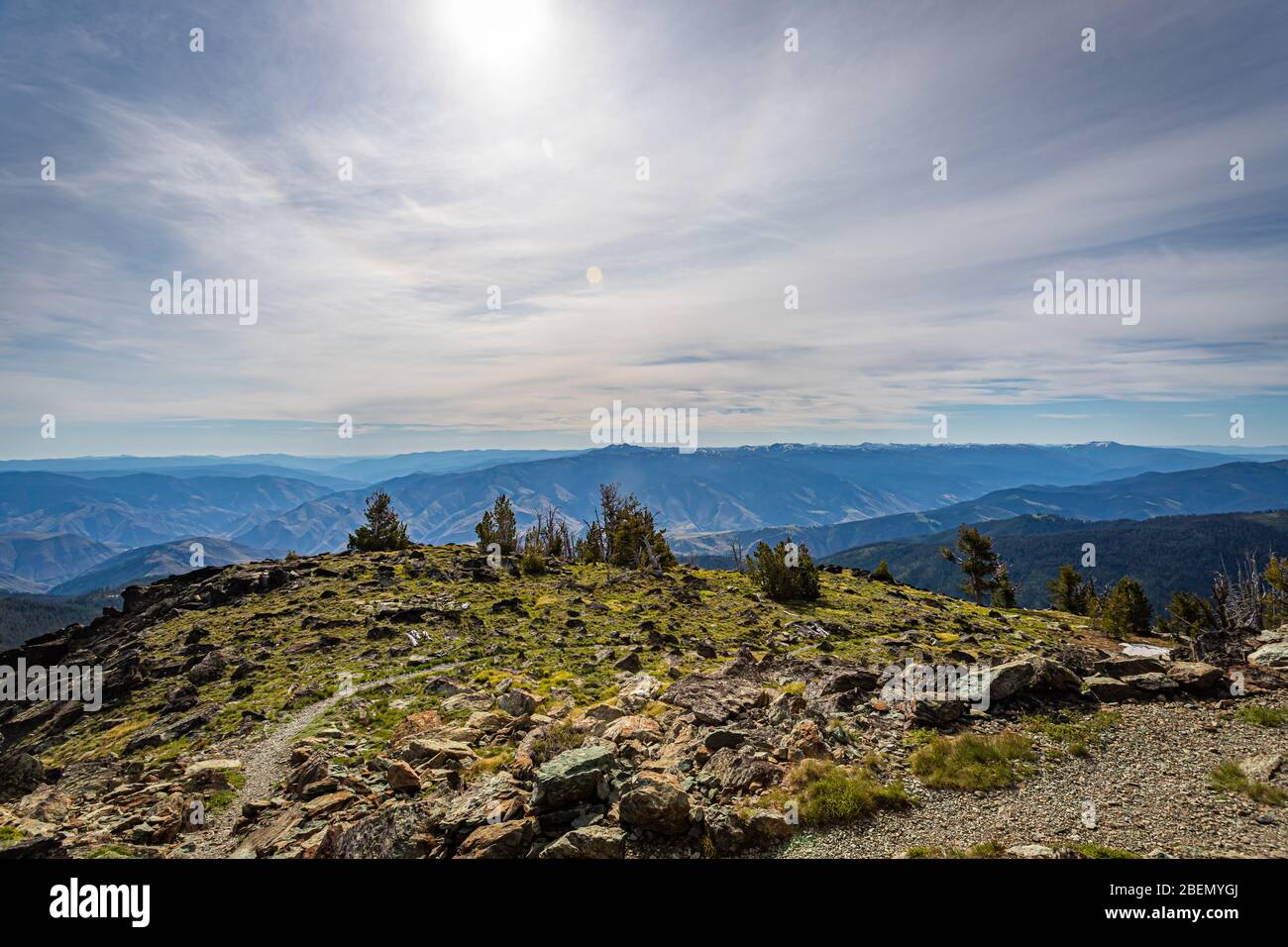 The Heaven's Gate Vista overlooks the Seven Devils Mountain and the ...