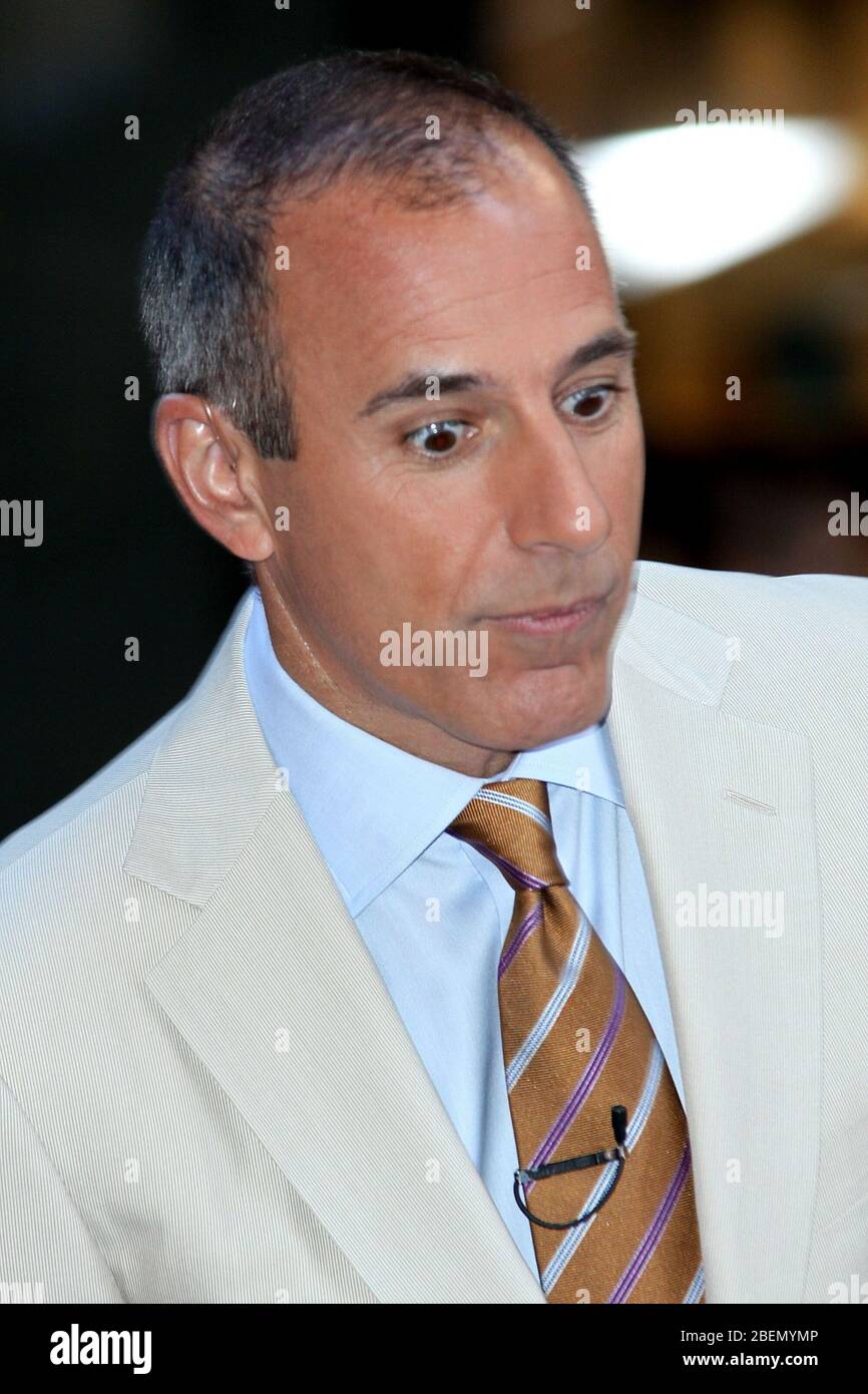 Matt lauer hi-res stock photography and images - Alamy