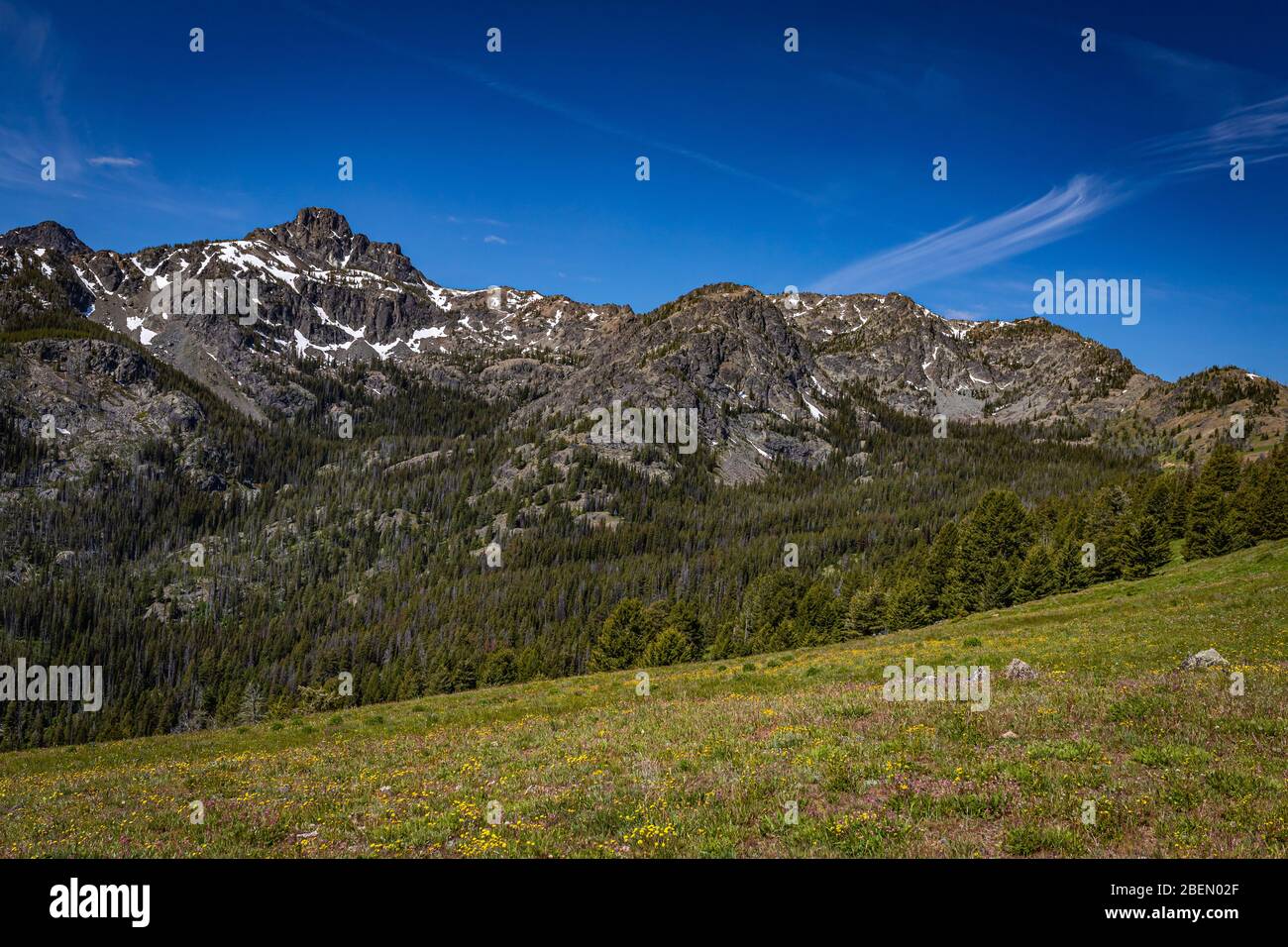 The Heaven's Gate Vista overlooks the Seven Devils Mountain and the ...