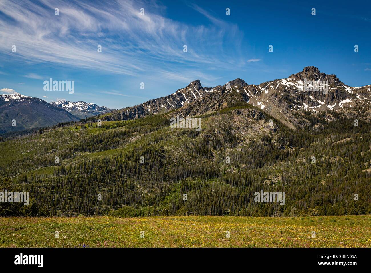 The Heaven's Gate Vista overlooks the Seven Devils Mountain and the ...