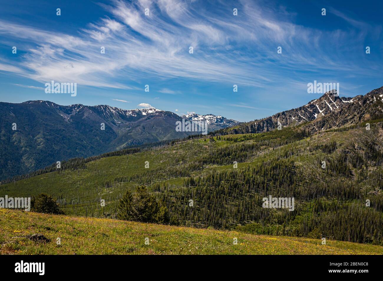 The Heaven's Gate Vista overlooks the Seven Devils Mountain and the ...