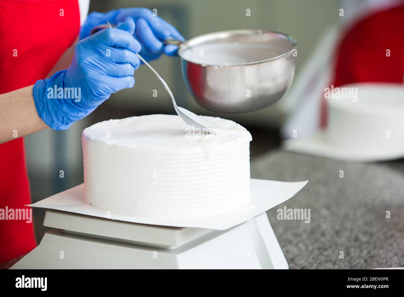 production of cakes and confectionery products at the enterprise Stock ...