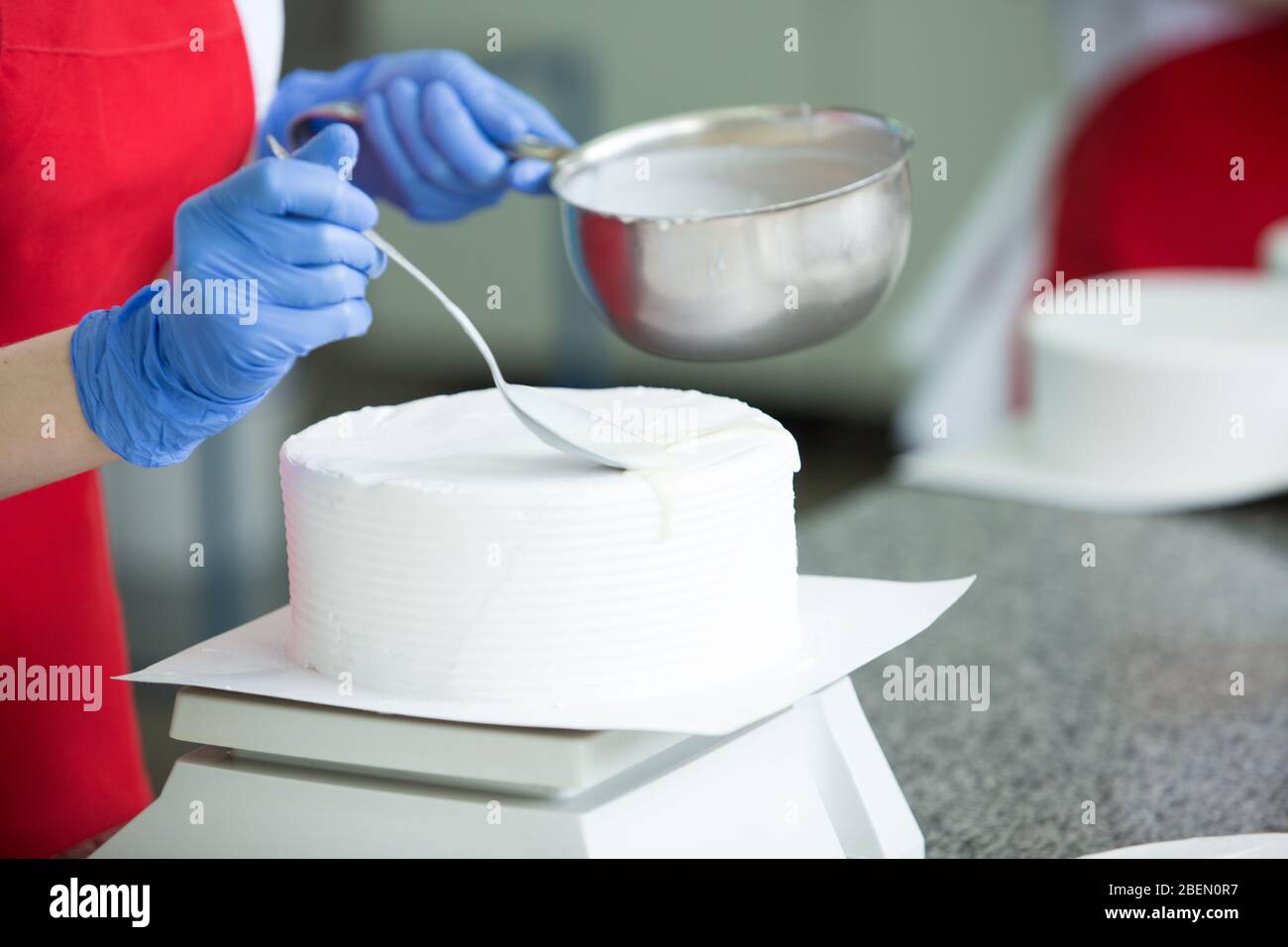production of cakes and confectionery products at the enterprise Stock ...