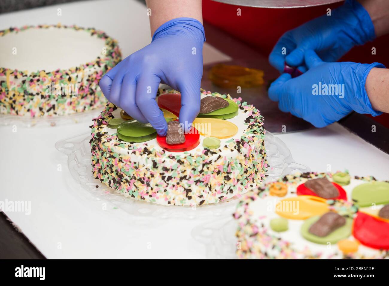 production of cakes and confectionery products at the enterprise Stock ...