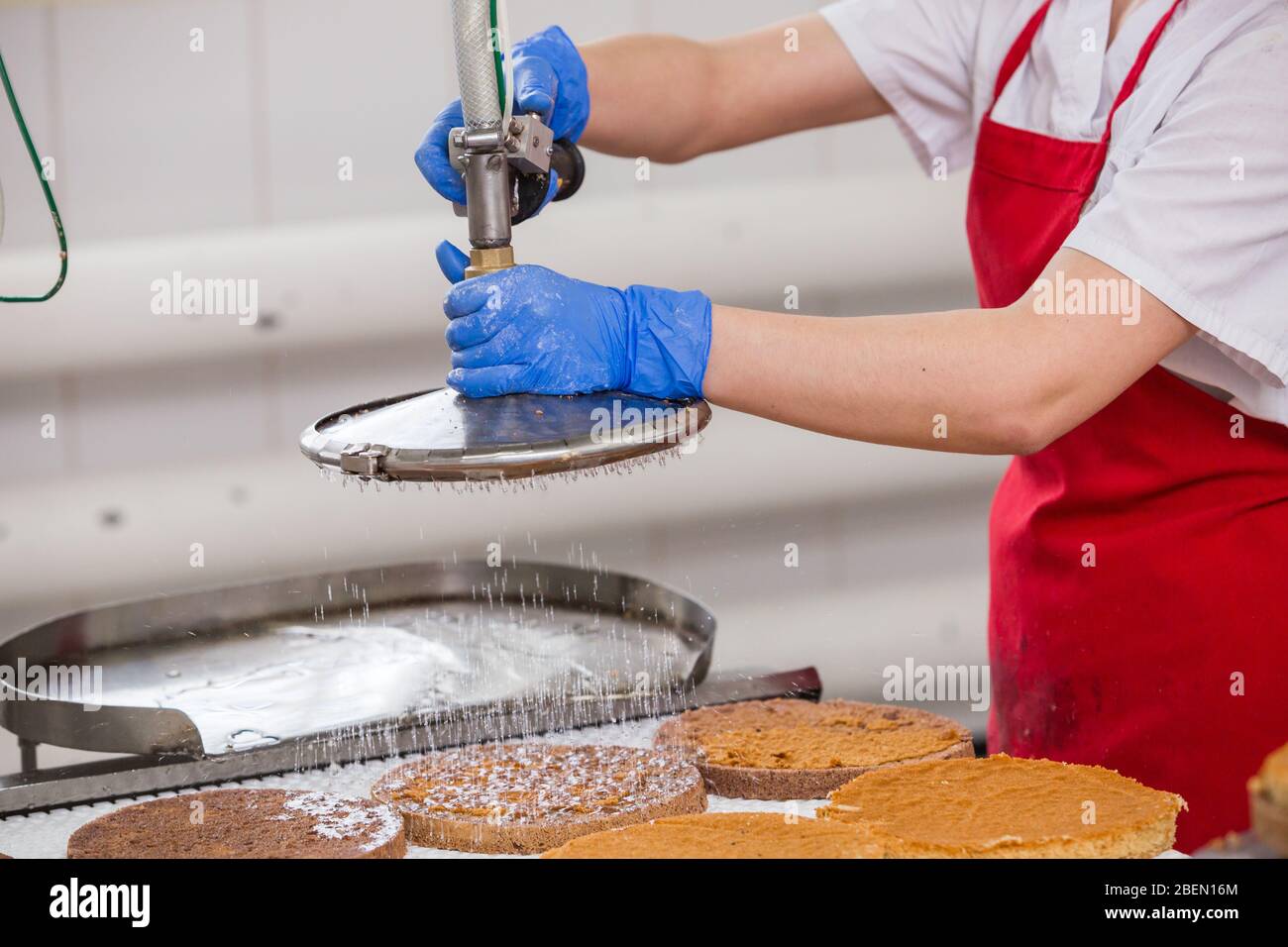 production of cakes and confectionery products at the enterprise Stock ...