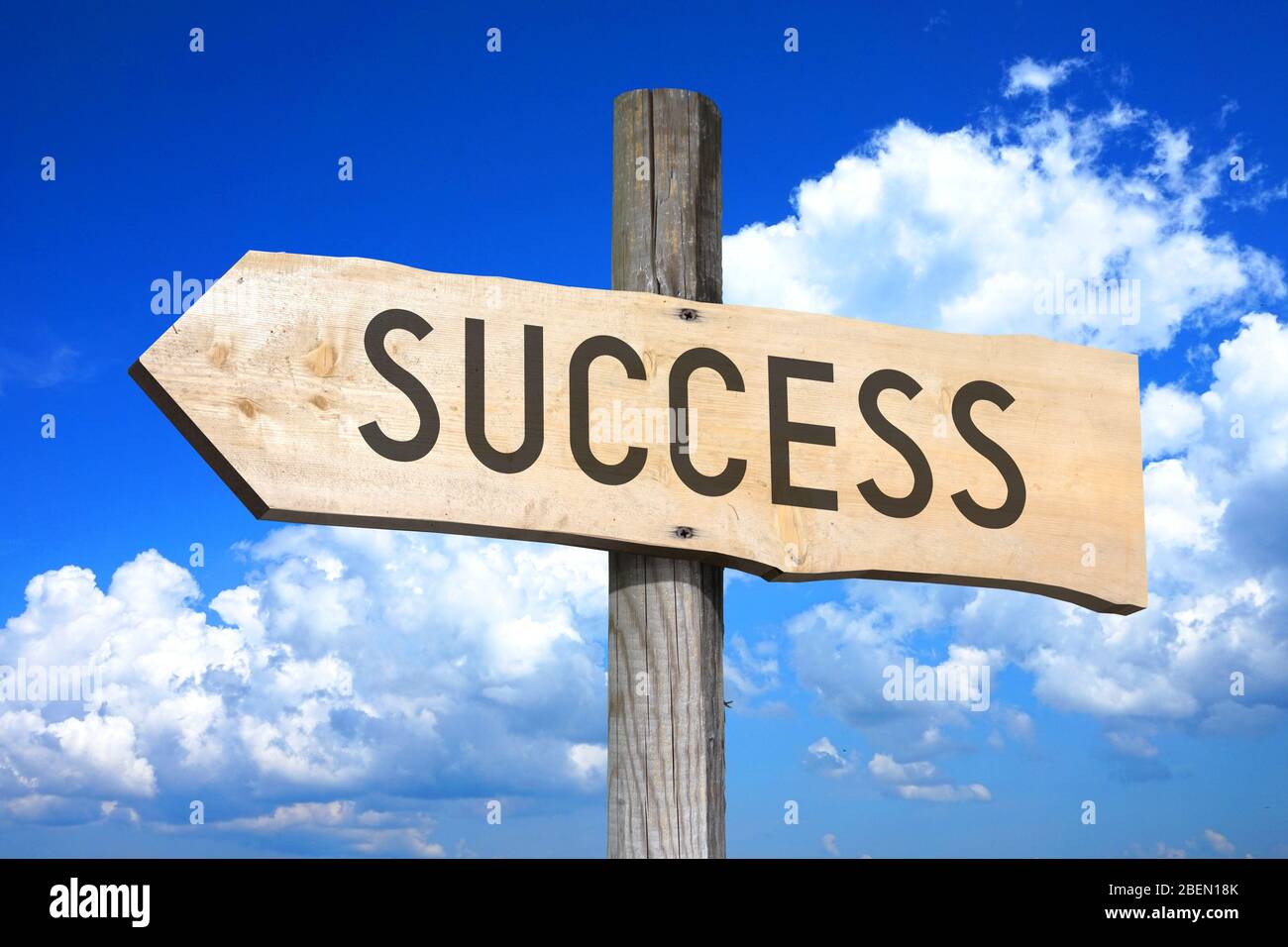 Winner wooden signpost roadsign hi-res stock photography and images - Alamy