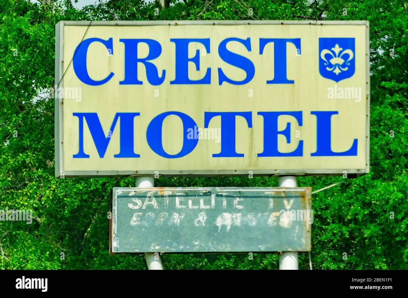 Vintage motel sign hi-res stock photography and images - Alamy