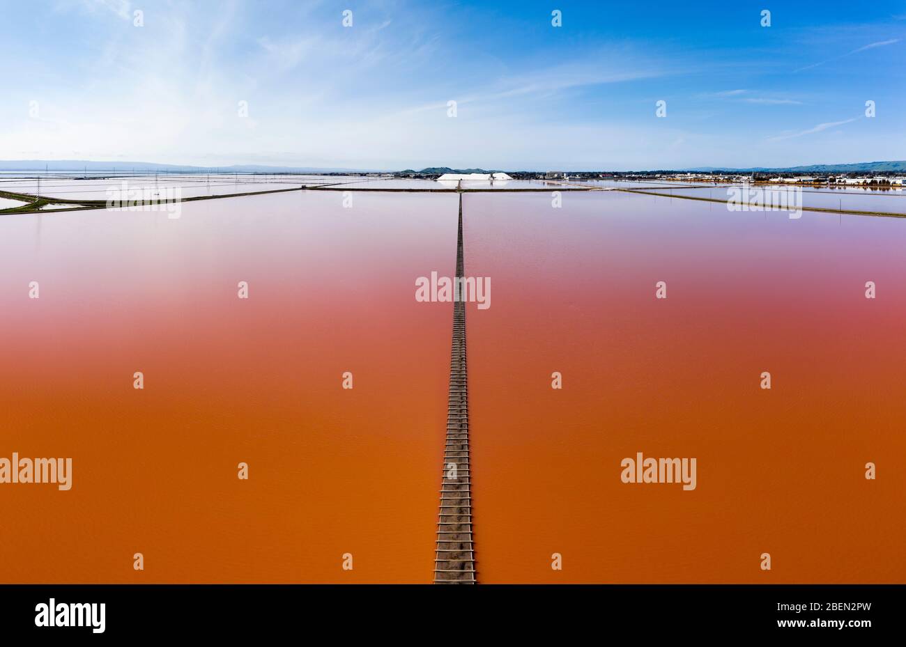 Salt evaporation ponds hi-res stock photography and images - Alamy