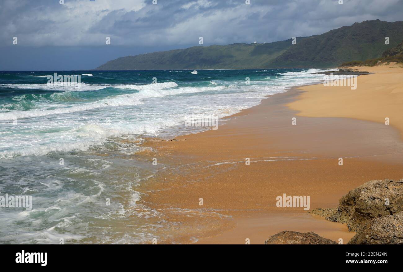 Keaau Beach Park, Oahu, Hawaii Stock Photo - Alamy