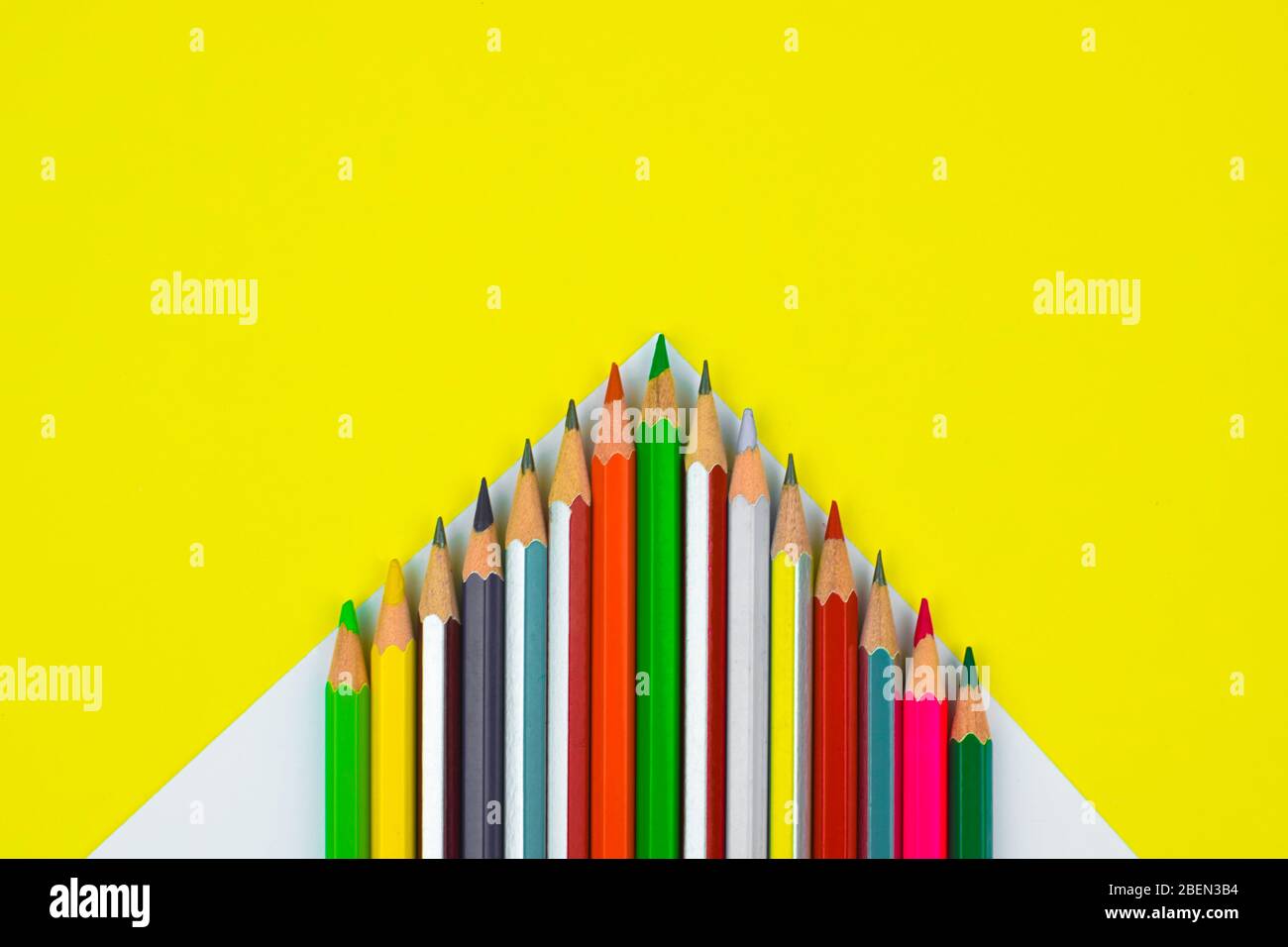Pencil pyramid hi-res stock photography and images - Alamy