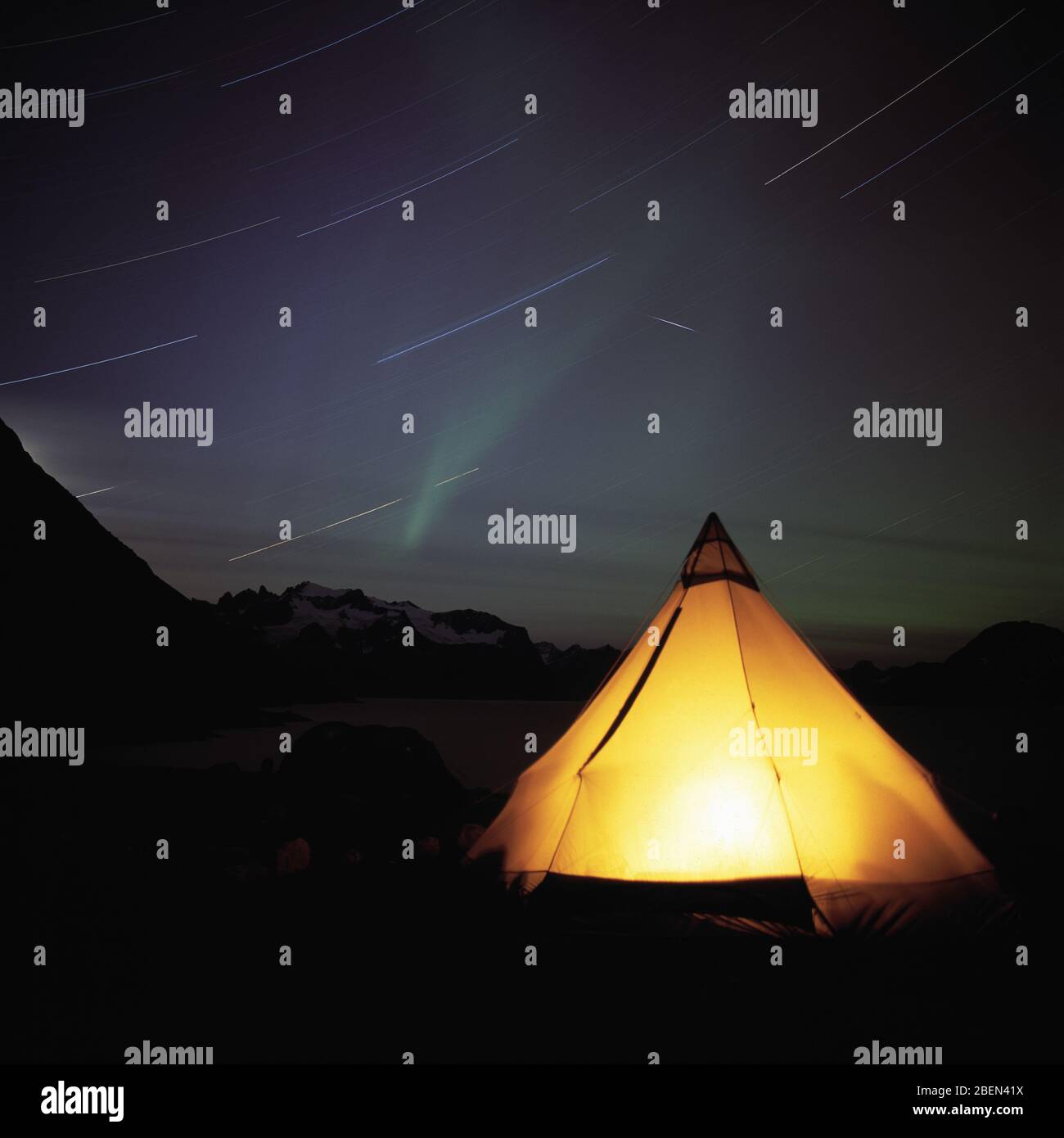 remote camping spot in eastern Greenland Stock Photo - Alamy