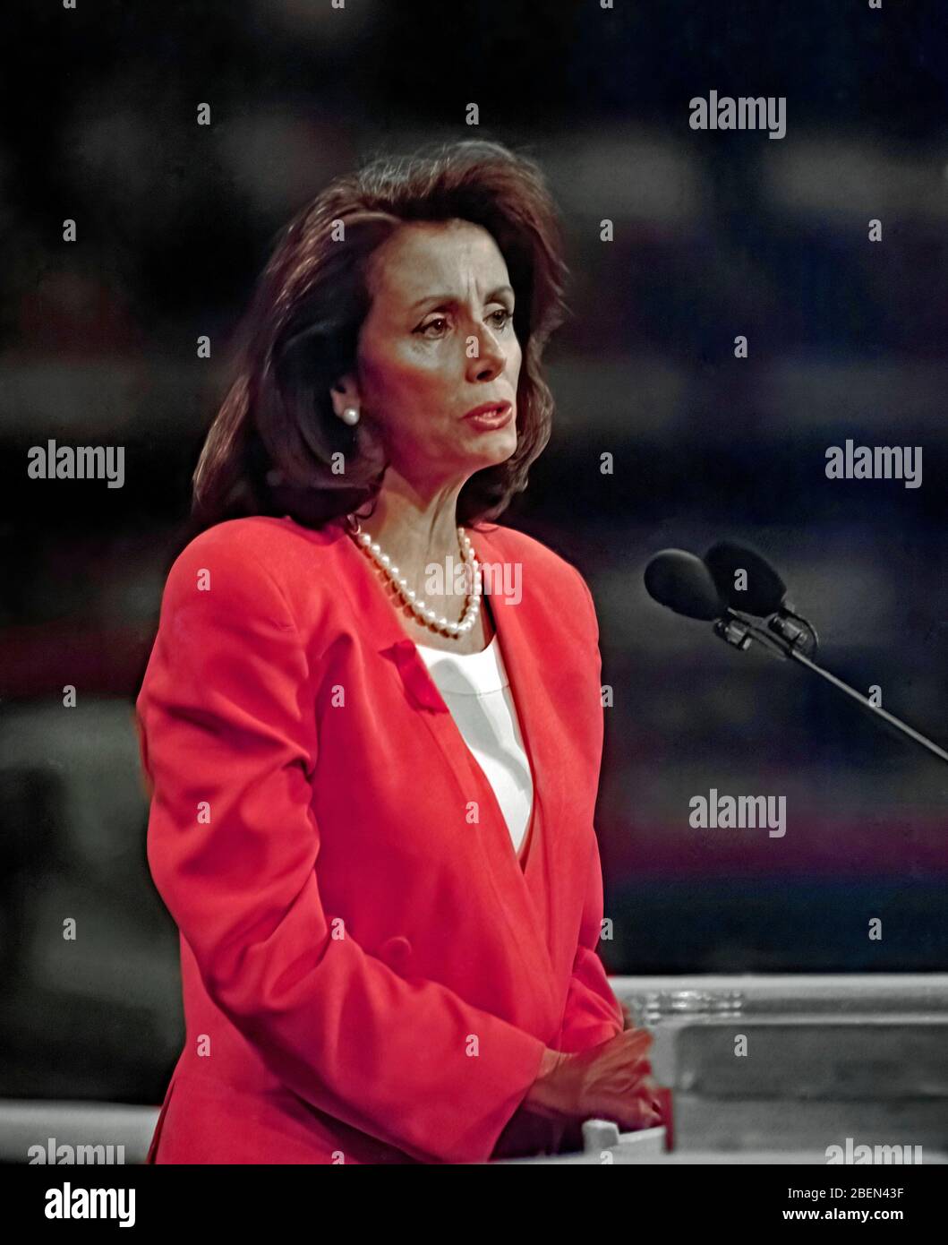 New York, NY. USA, July 14, 1992Congresswoman Nancy Pelosi (D-CA ...