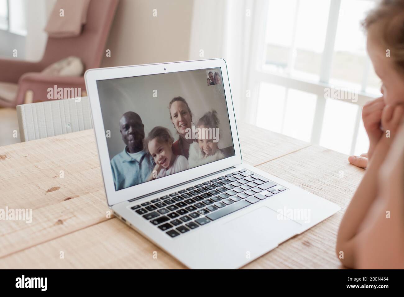 Video Call Family High Resolution Stock Photography and Images - Alamy