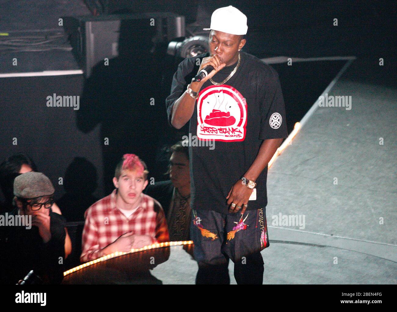 Dizzee Rascal performing at Plug Awards at Terminal 5 in New York City ...