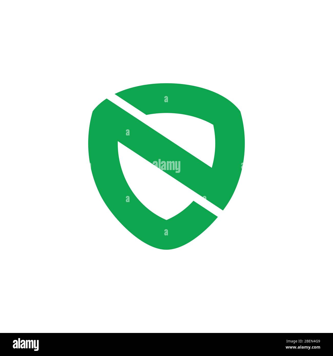 Letter n shield Stock Vector Images - Alamy