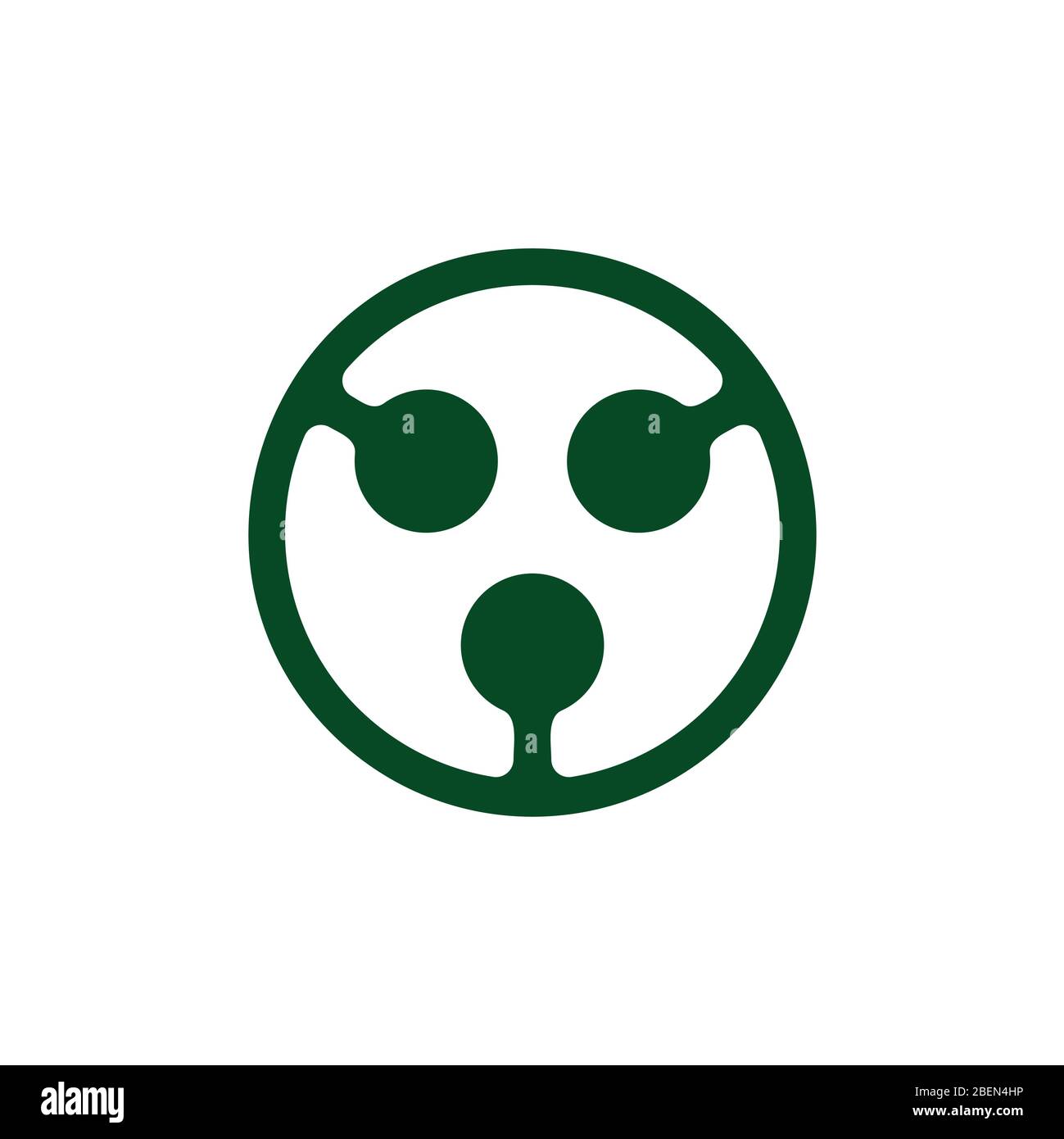 circle linked dots logo vector Stock Vector Image & Art - Alamy