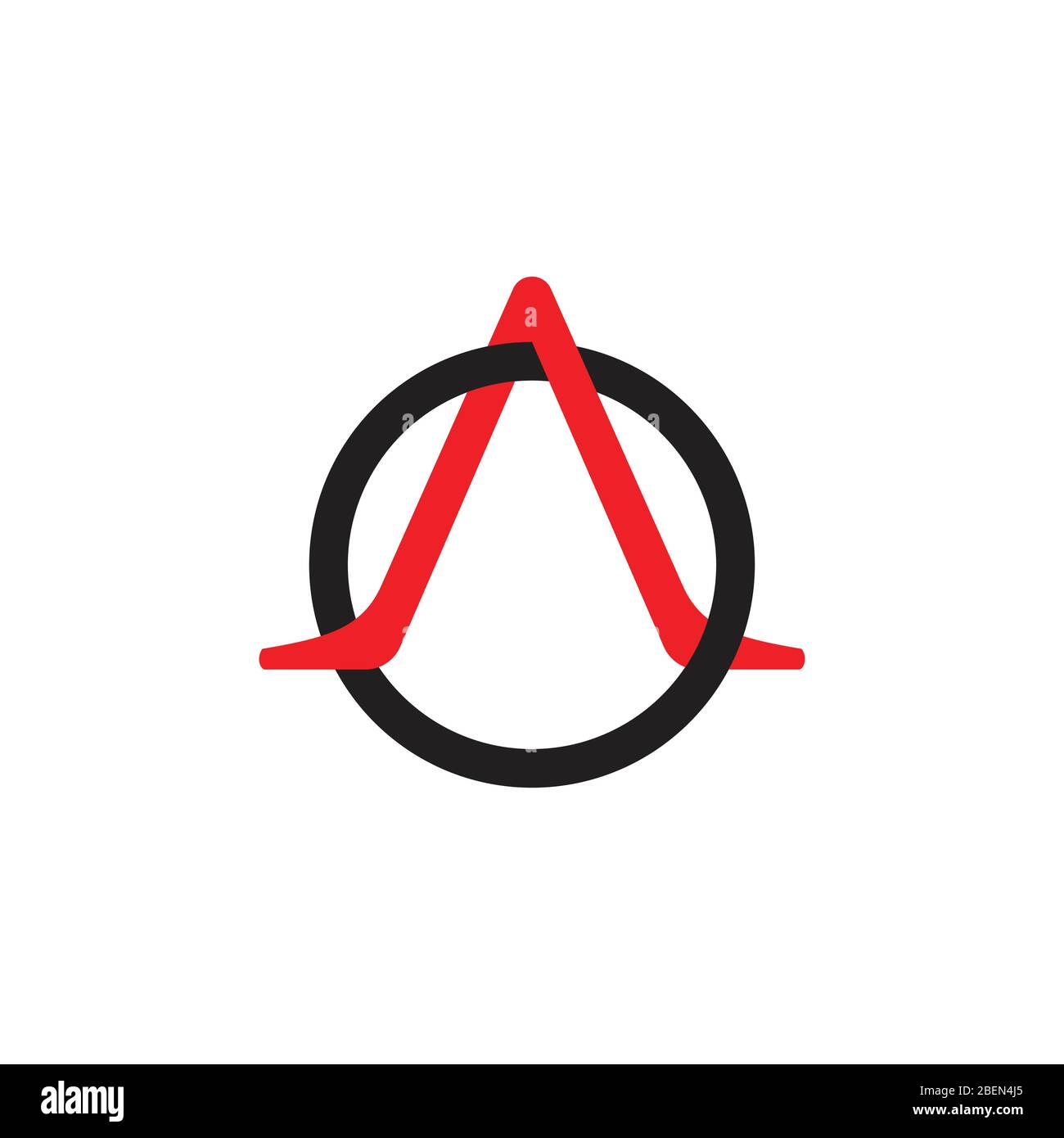 linked arrow circle line logo vector Stock Vector Image & Art - Alamy
