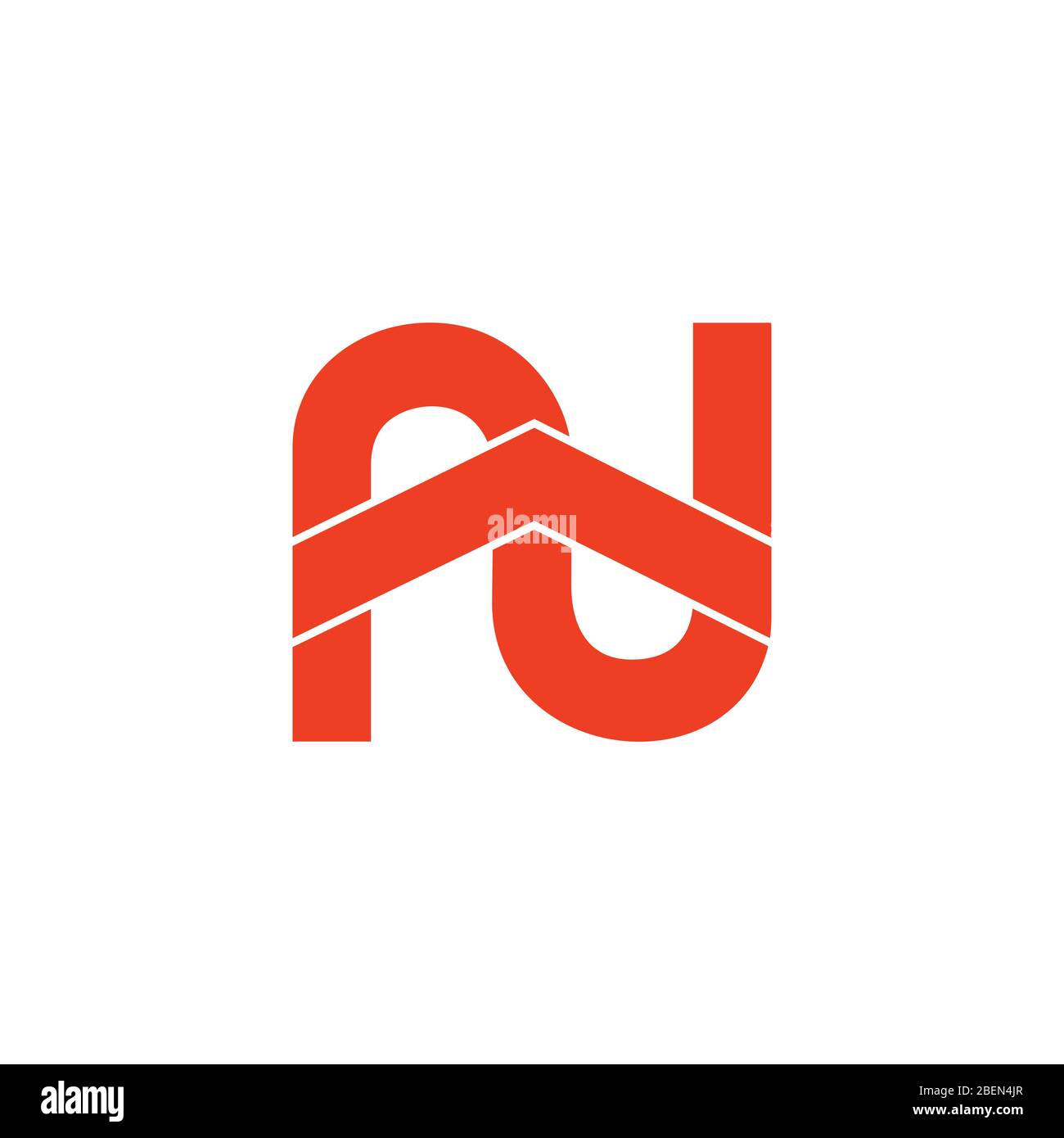 letter n geometric arrow up logo vector Stock Vector Image & Art - Alamy