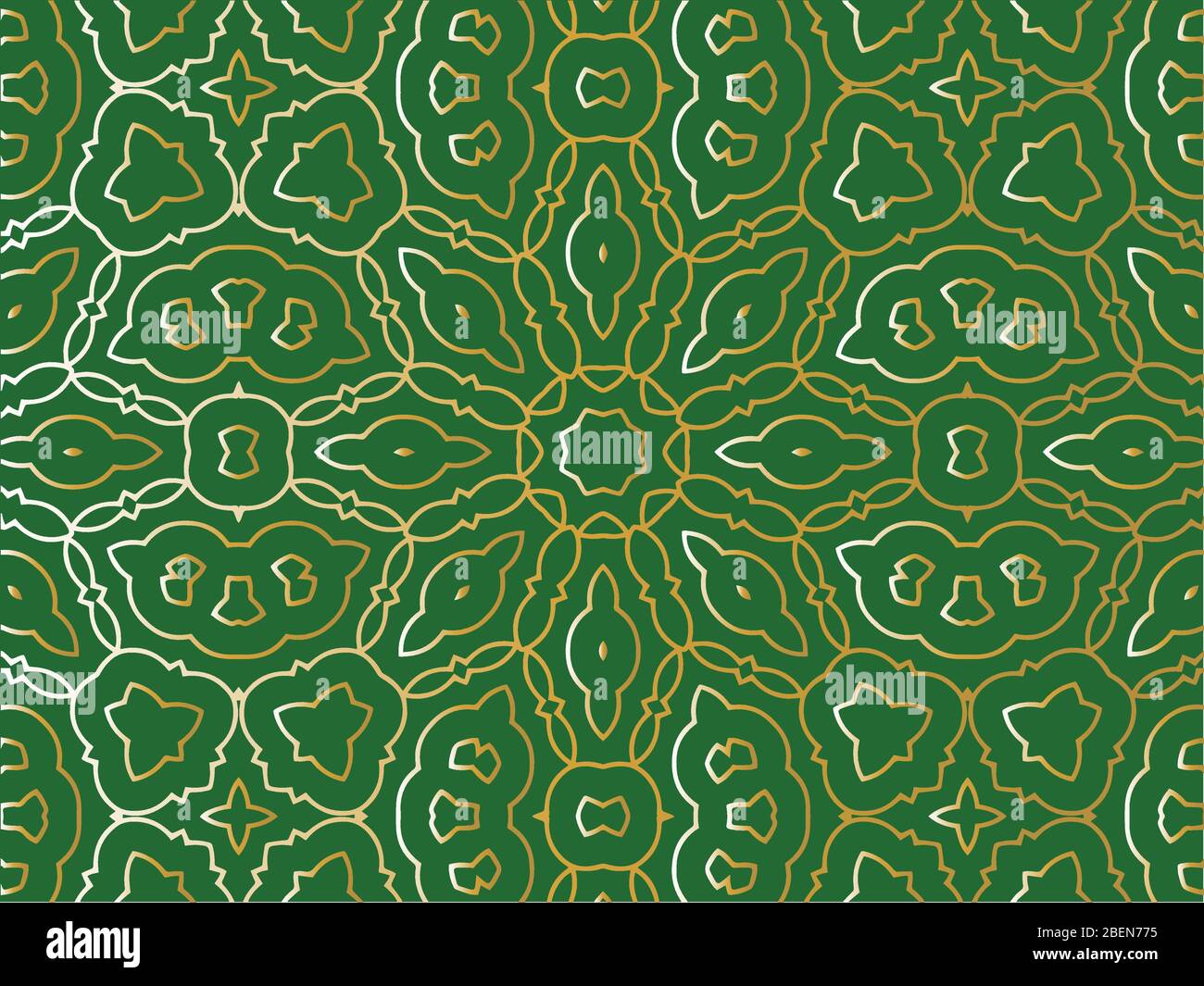 Abstract green gold geometric pattern hi-res stock photography and ...