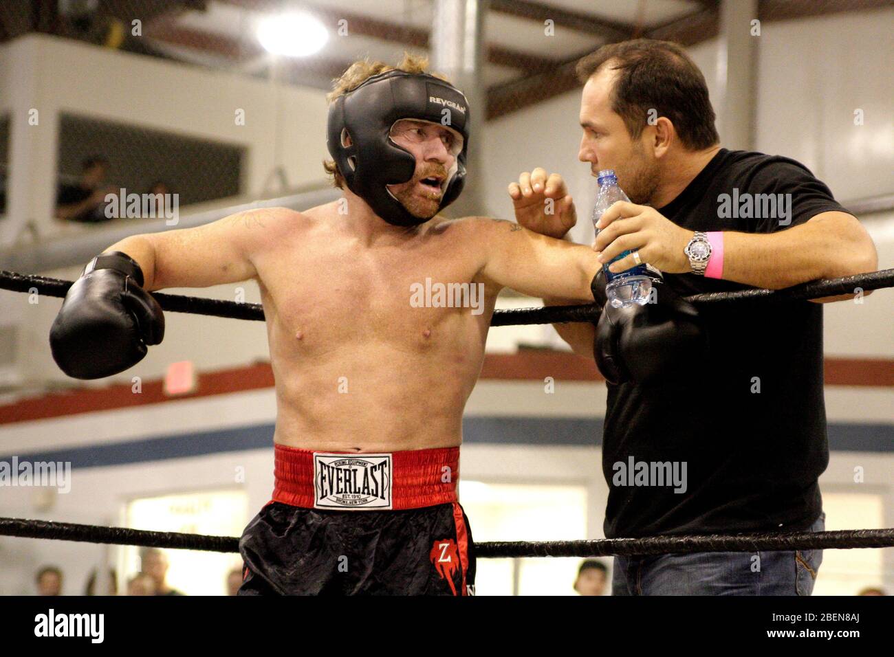 Danny Bonaduce and Bob Levy fight at Marple Sports Arena in Broomall ...