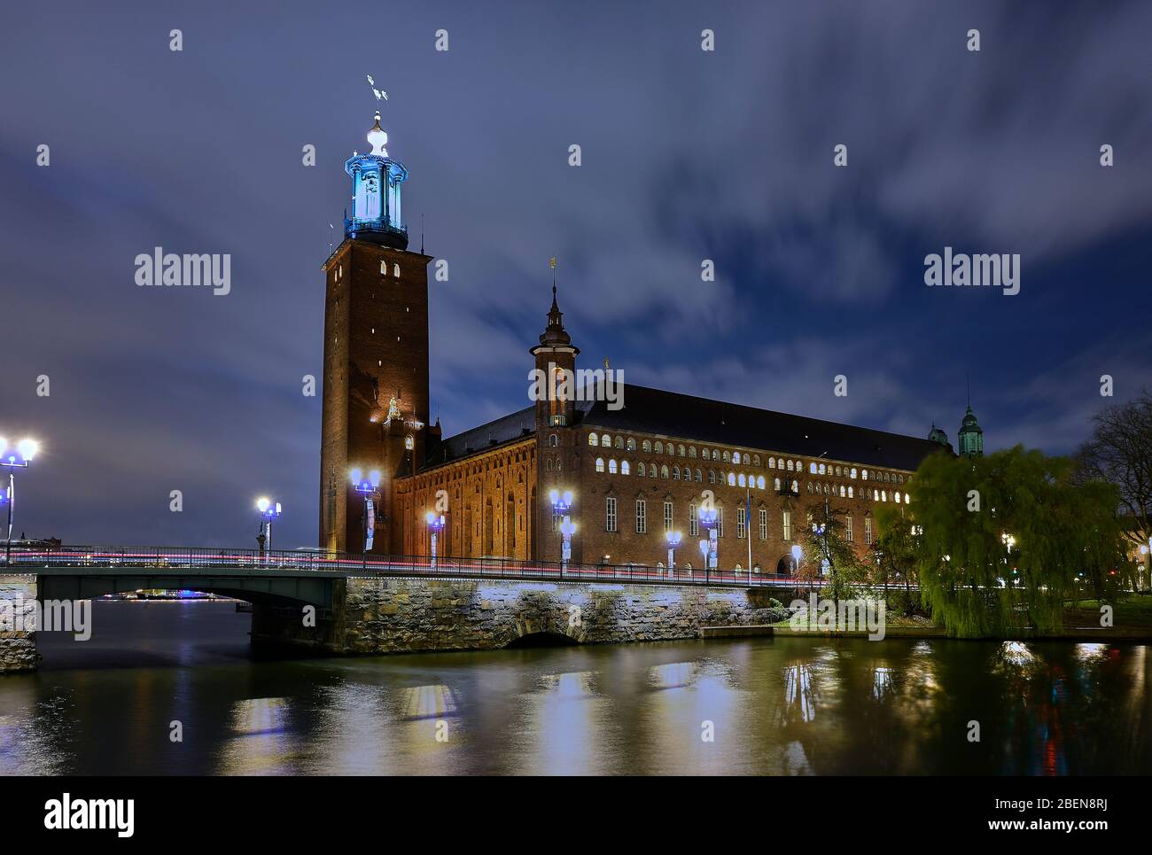 Stockholm City Hall located at Kungsholmen in Central Stockholm. Here ...