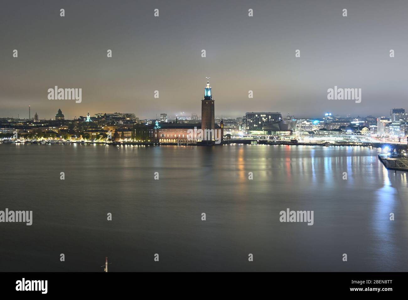 Stockholm City Hall located at Kungsholmen in Central Stockholm. Here ...