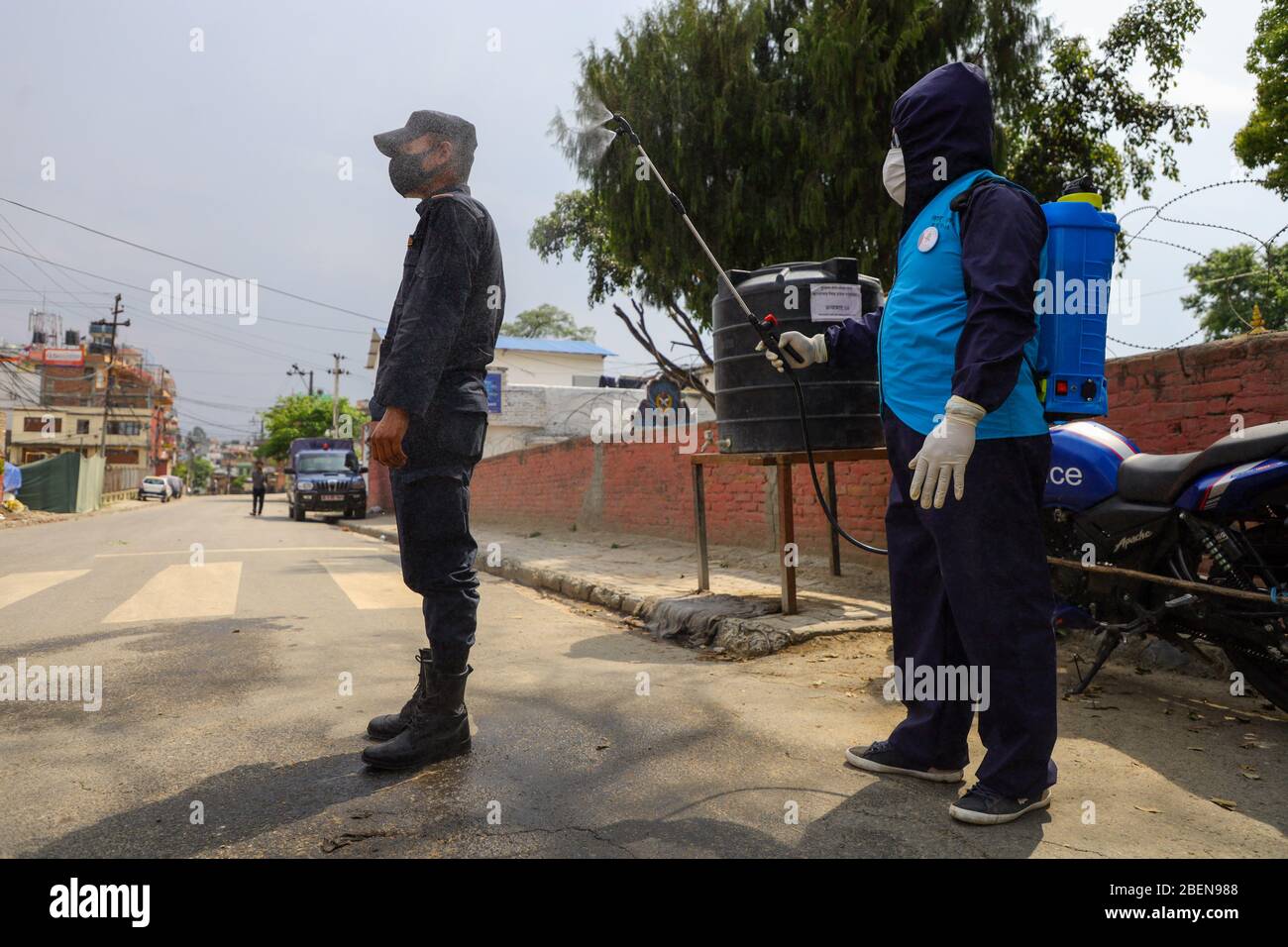 Kathmandu metropolitan city volunteer hi-res stock photography and ...