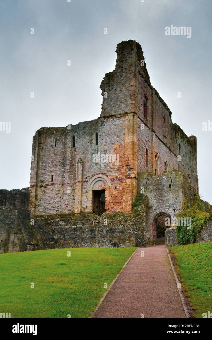 Chepstow Castle, Winter Stock Photo - Alamy