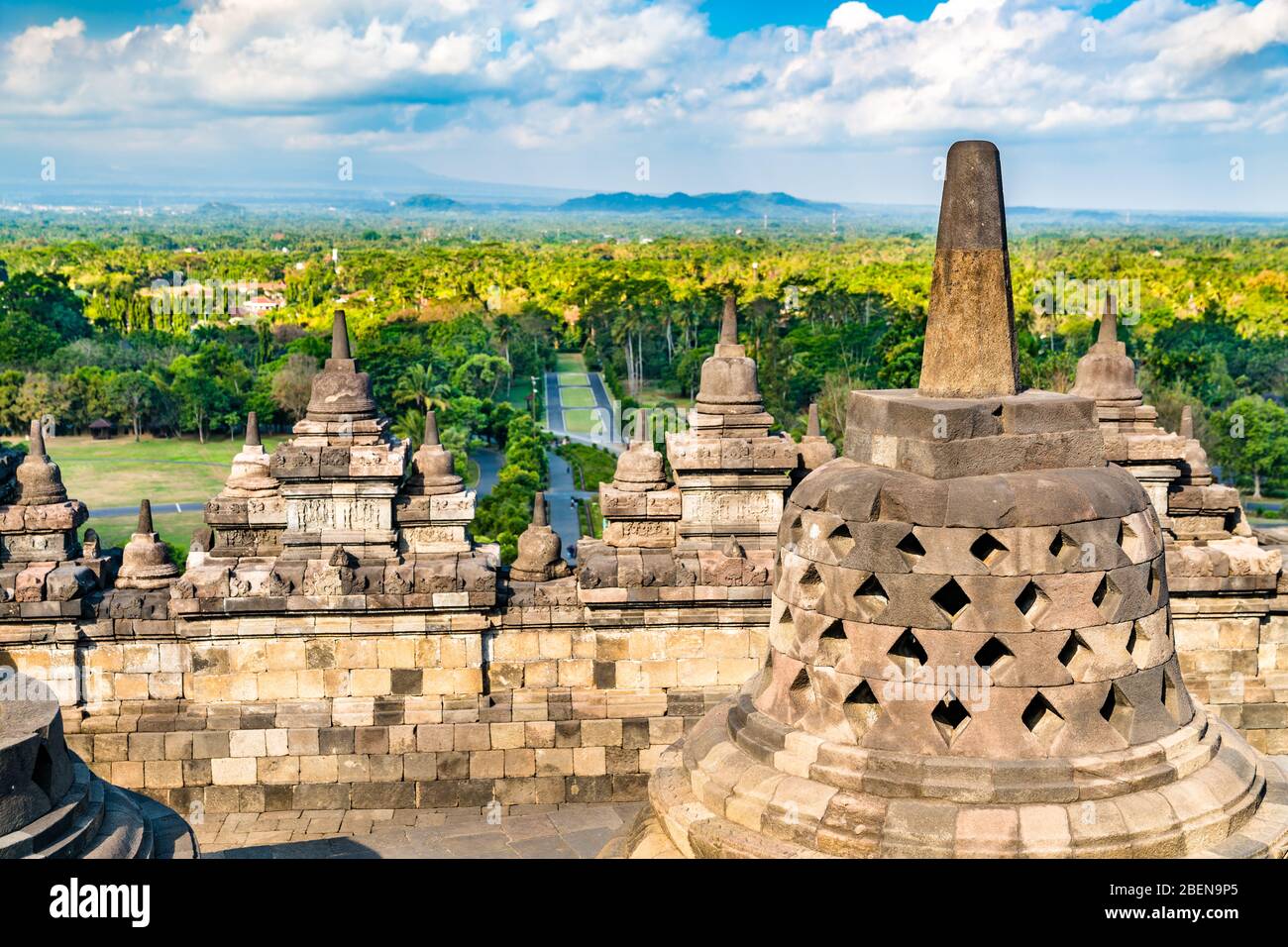 Borobudur Temple in Central Java, Indonesia Stock Photo - Alamy