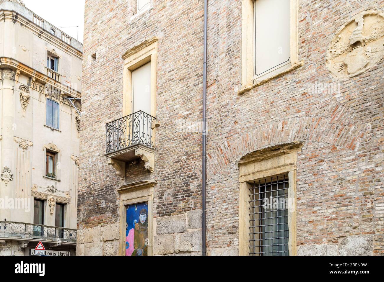 PADOVA, ITALY - FEBRUARY 23, 2019: sunlight is enlightening typical ...