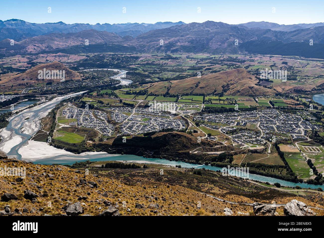 Modern housing development aerial view hi-res stock photography and ...