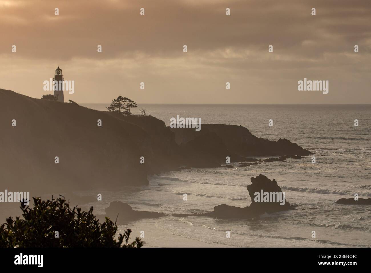 Umpqua River Lighthouse along the Oregon Coast USA Stock Photo - Alamy
