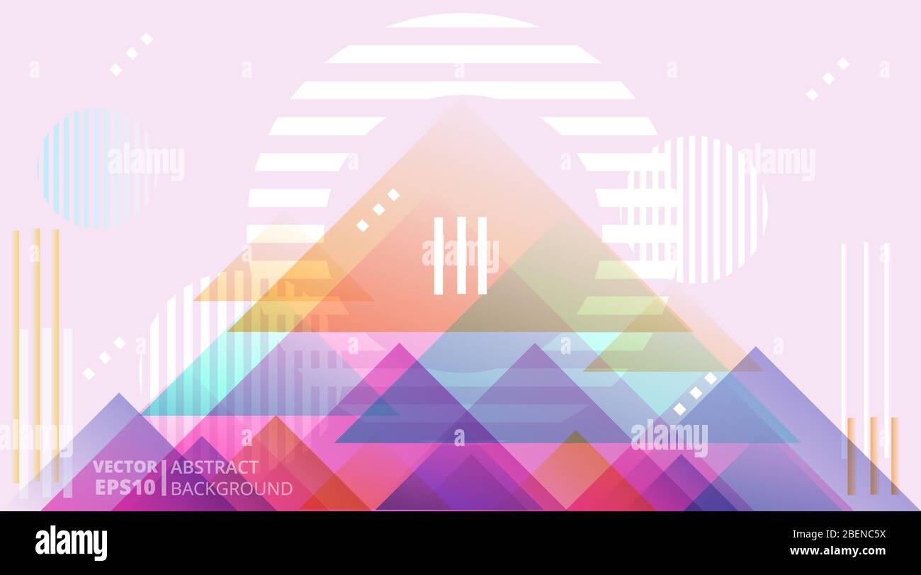 Abstract geometric background, trendy decoration for web and print ...