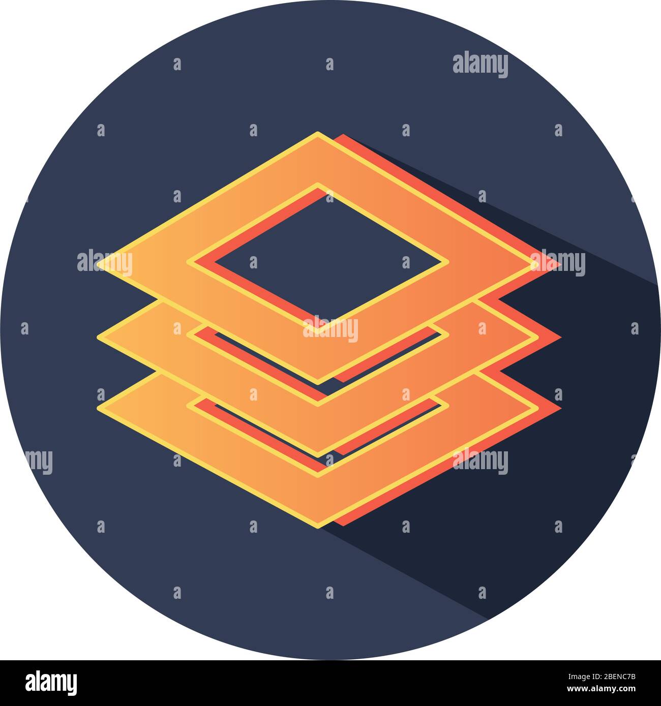 stratis cryptocurrency symbol icon over white background, block detailed style, vector ...