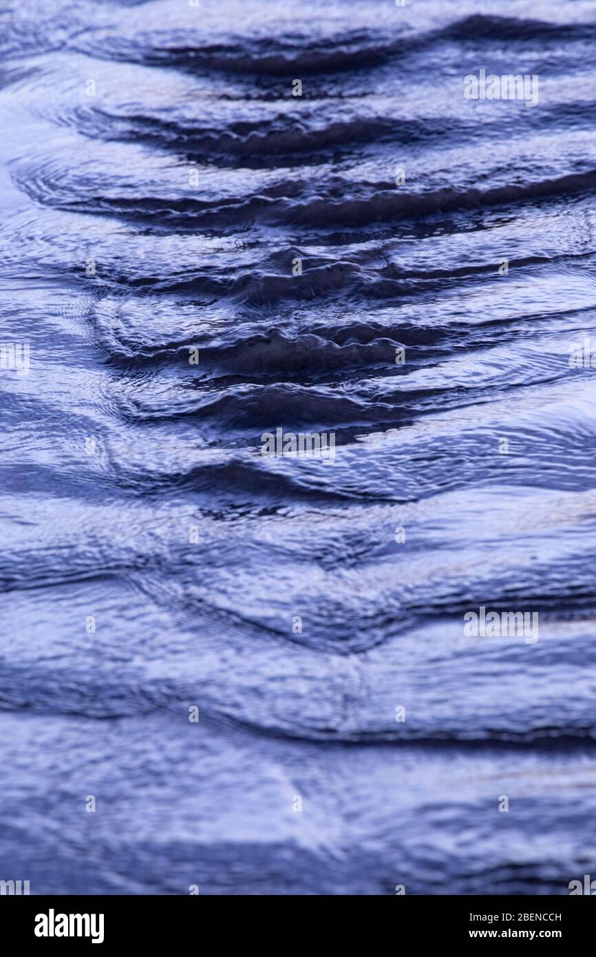 Water ripples along beach during sunset at Seal Rock, Oregon Stock ...
