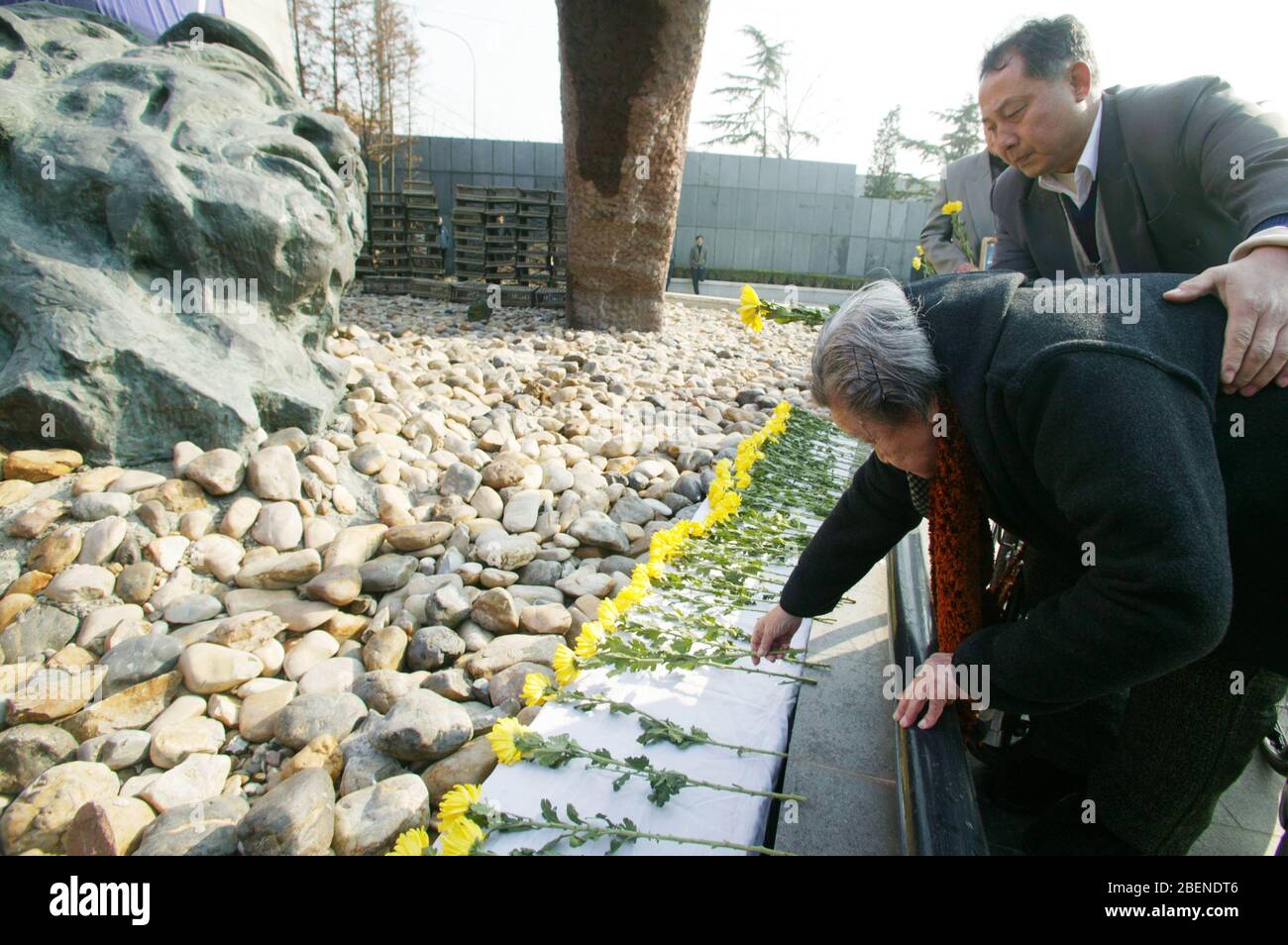 In 2003 elderly Li Xiuying a survivor of the Nanjing Massacre hanged ...