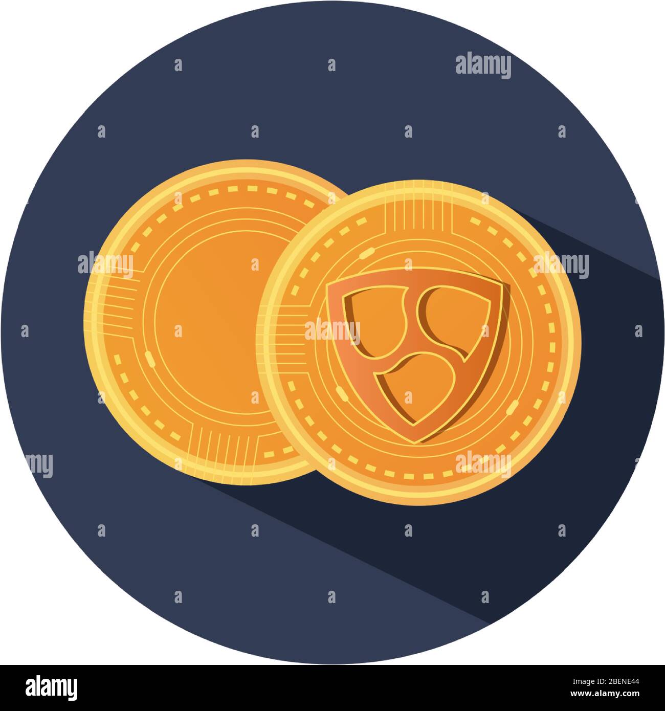 rim coins icon over white background, block detailed style, vector ...