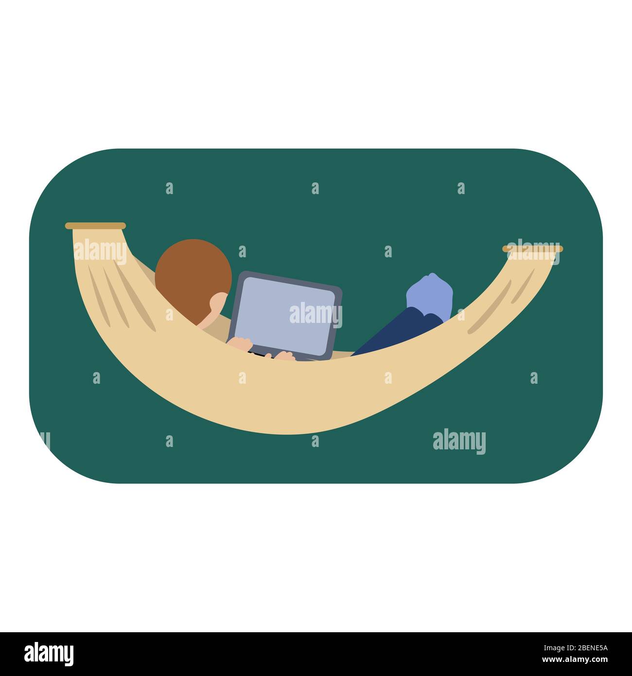 Work summer holiday in Cut Out Stock Images & Pictures - Alamy