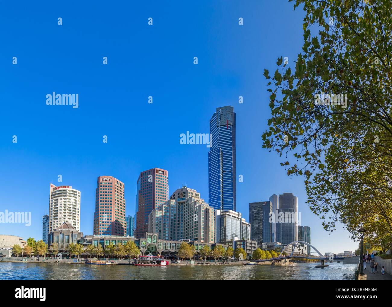 Melbourne footbridge hi-res stock photography and images - Alamy