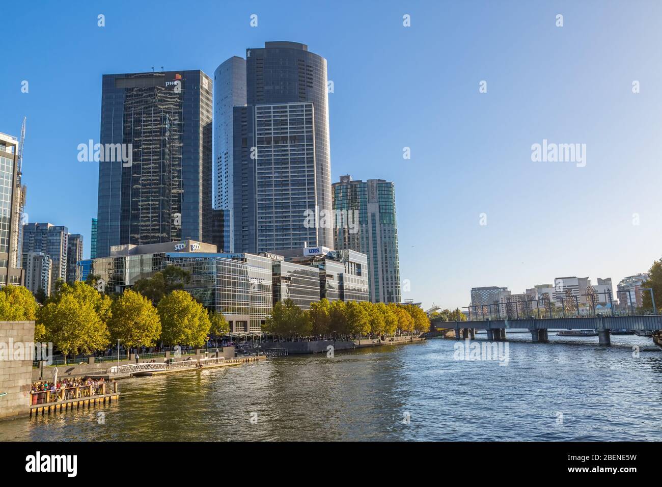 Melbourne Sandrige bridge Stock Photo - Alamy