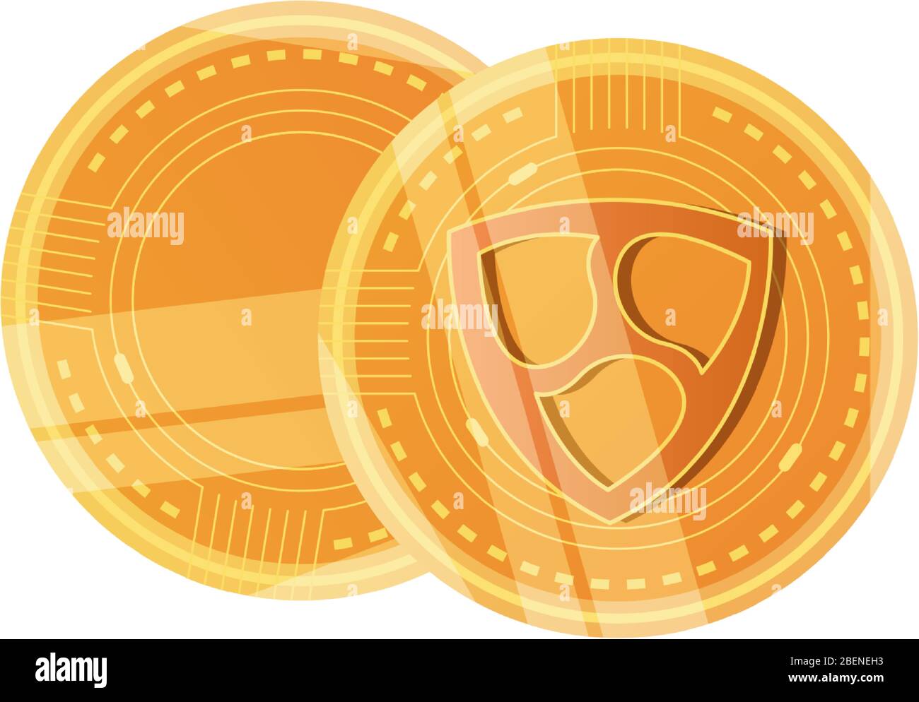 rim coins icon over white background, detailed style, vector ...