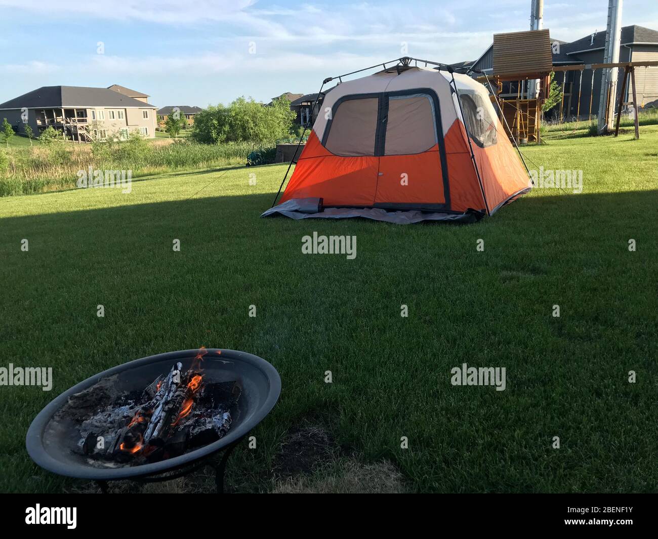 Glamping with kids hi-res stock photography and images - Alamy