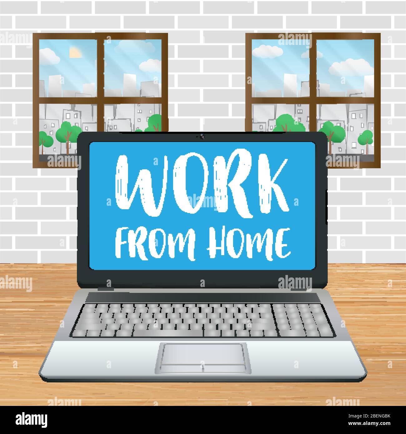 Interior scene wall mockup Stock Vector Images - Alamy