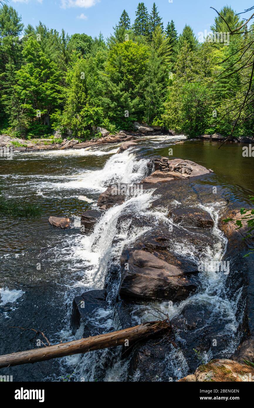 Three Brothers waterfalls conservation area Haliburton county Kinmount ...