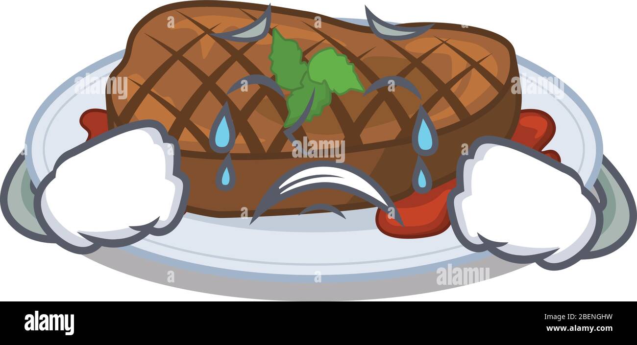 Grilled Steak Cartoon