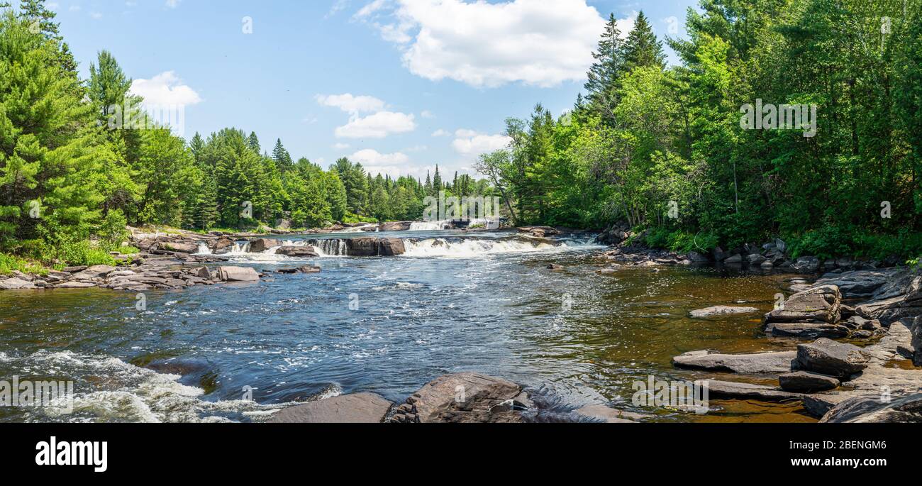 Three Brothers waterfalls conservation area Haliburton county Kinmount ...
