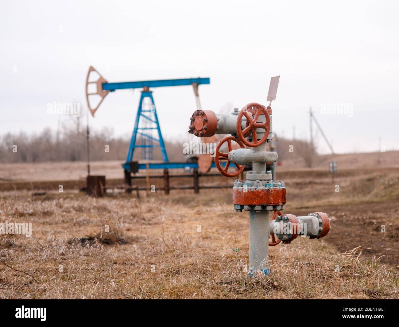 Green Oil pump oil rig energy industrial machine for petroleum crude ...