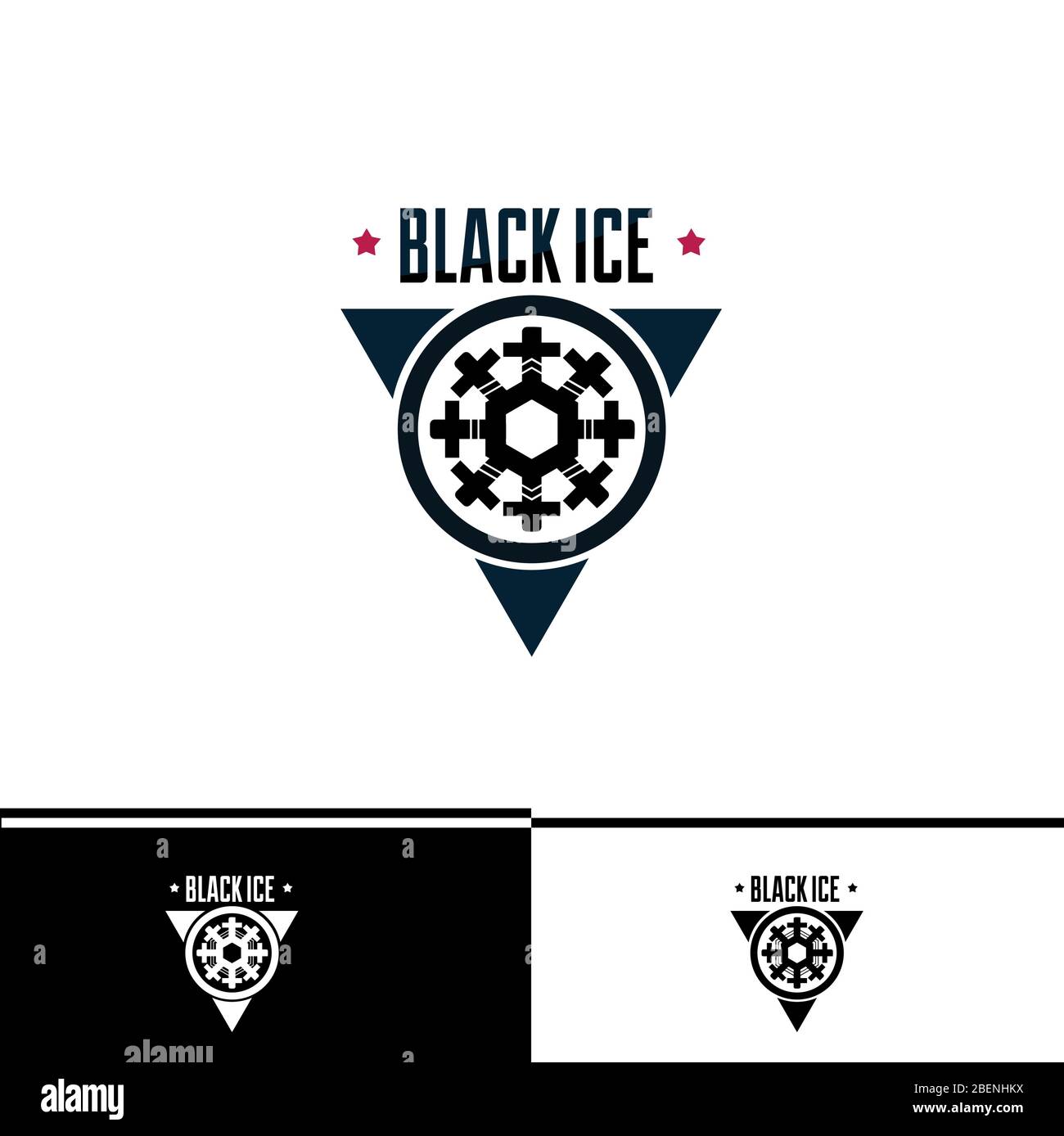 Frozen logo Stock Vector Images - Alamy