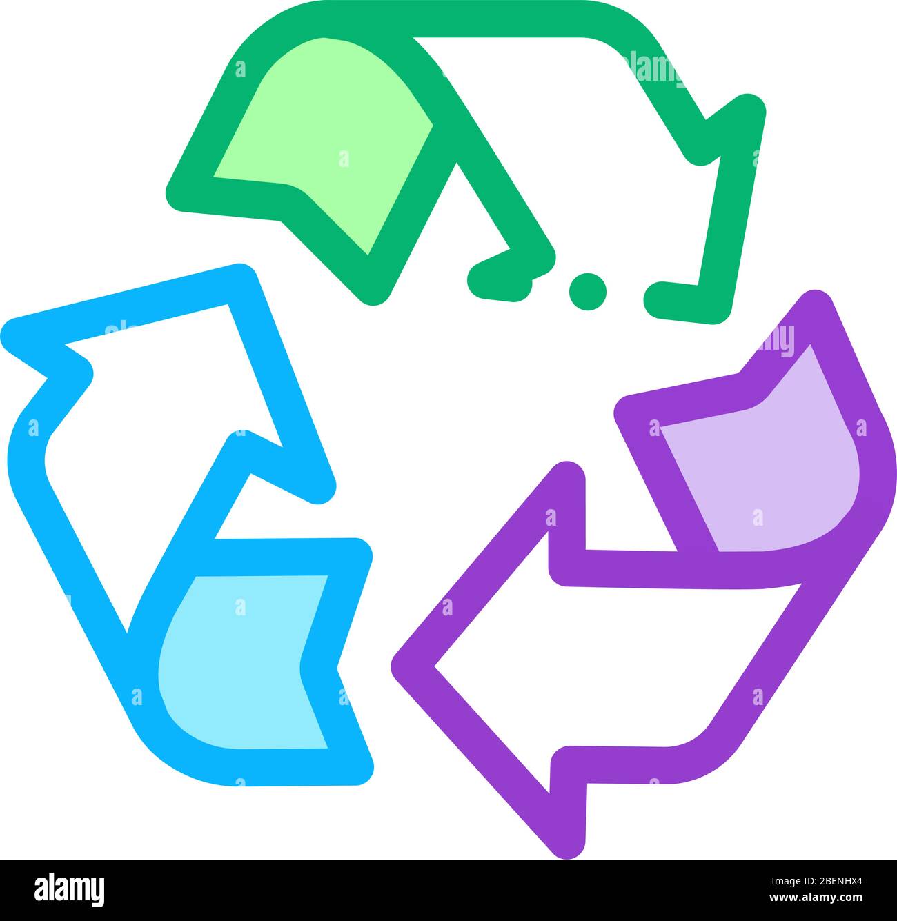 environmental industry icon icon vector outline illustration Stock ...