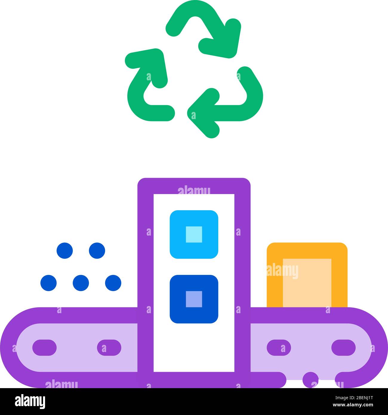start of industry icon vector outline illustration Stock Vector Image ...